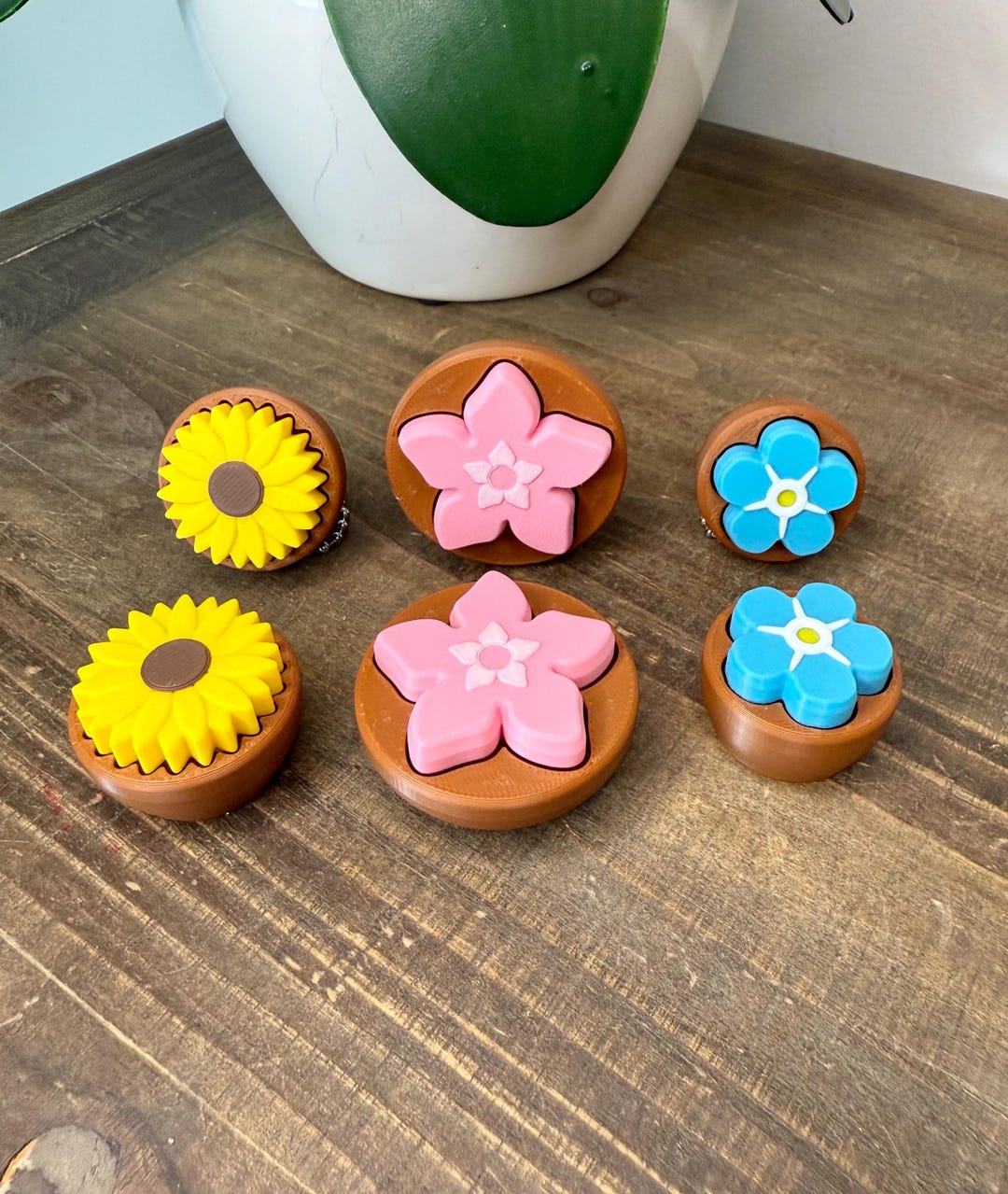 Flower Clicker Fidget Toy – 3D Printed Desk Toy With Mechanical Switch ...