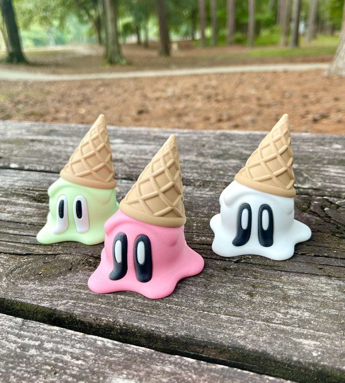 Blob Ice Cream Melted Scoop | Customizable 3D Printed Blob Lab Ice ...
