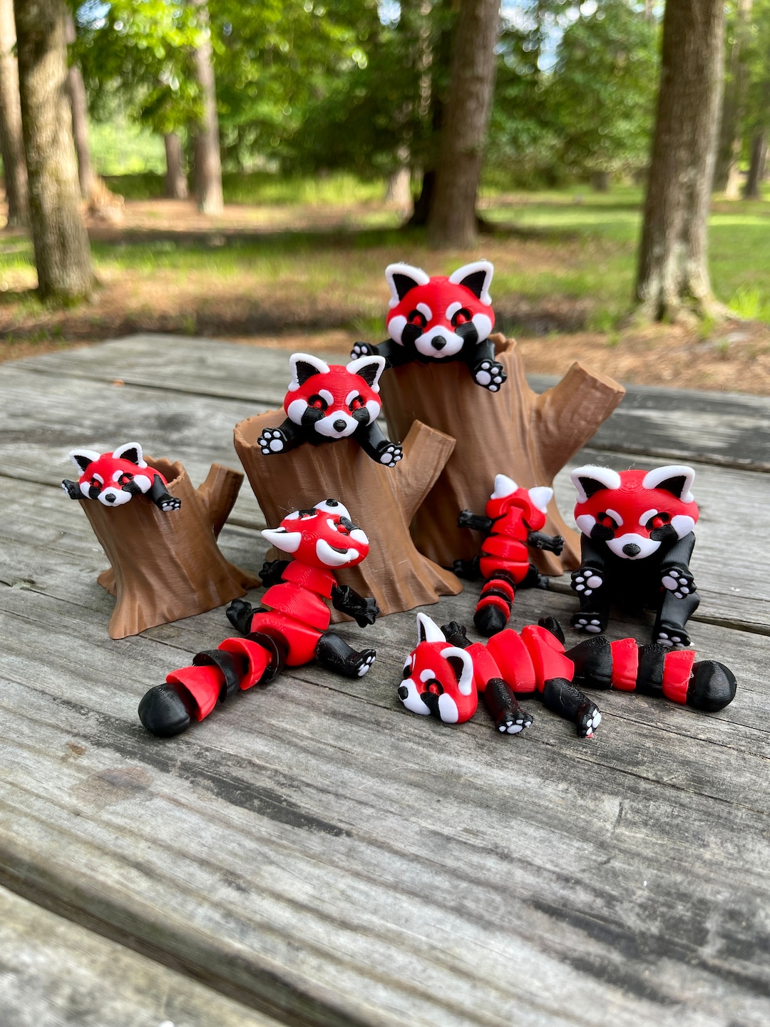 Articulated Red Panda | 3D Printed Flexi | Fidget Toy | ADHD Toy ...