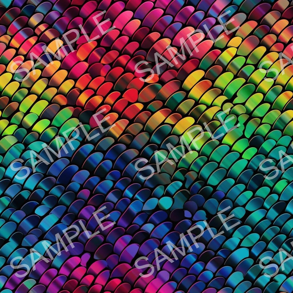 Rainbow Snake Scales Pattern Digital Paper Seamless Pattern - Etsy