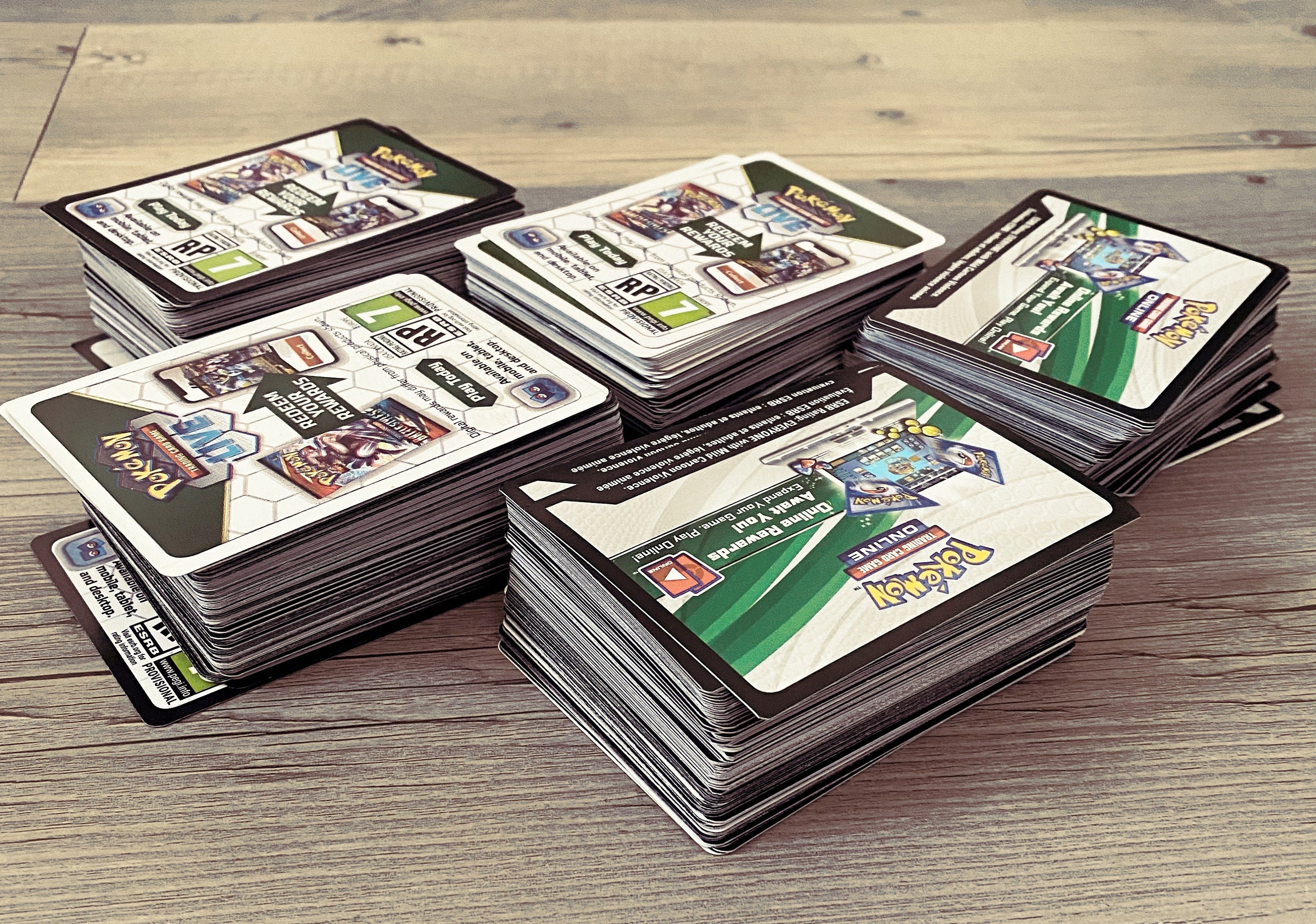 100 Unused Pokémon Trading Card Game Online Code Cards lot 4 - Etsy