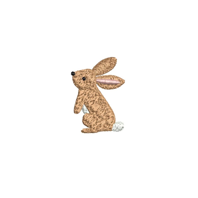 Bunny Machine Embroidery Digital Design - 5 Sizes - Etsy