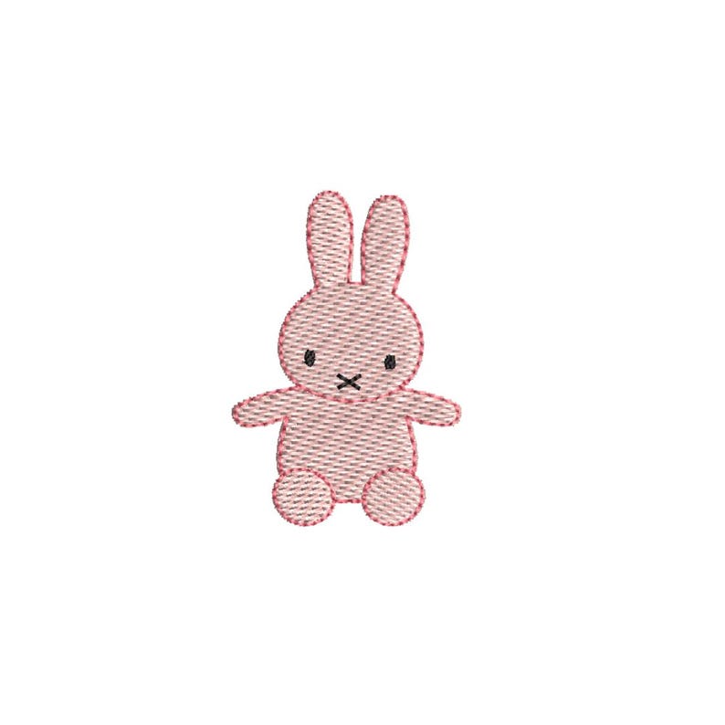 Mini Miffy Teddy Machine Embroidery in 3 Sizes - Etsy
