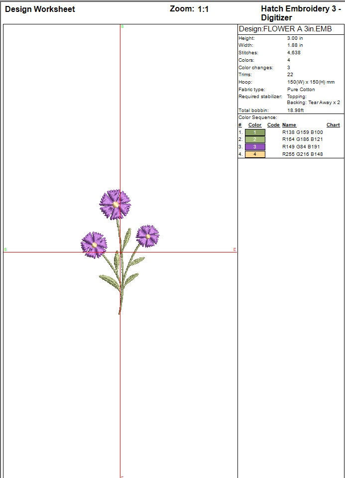 15 Flower Machine Embroidery Designs - Etsy