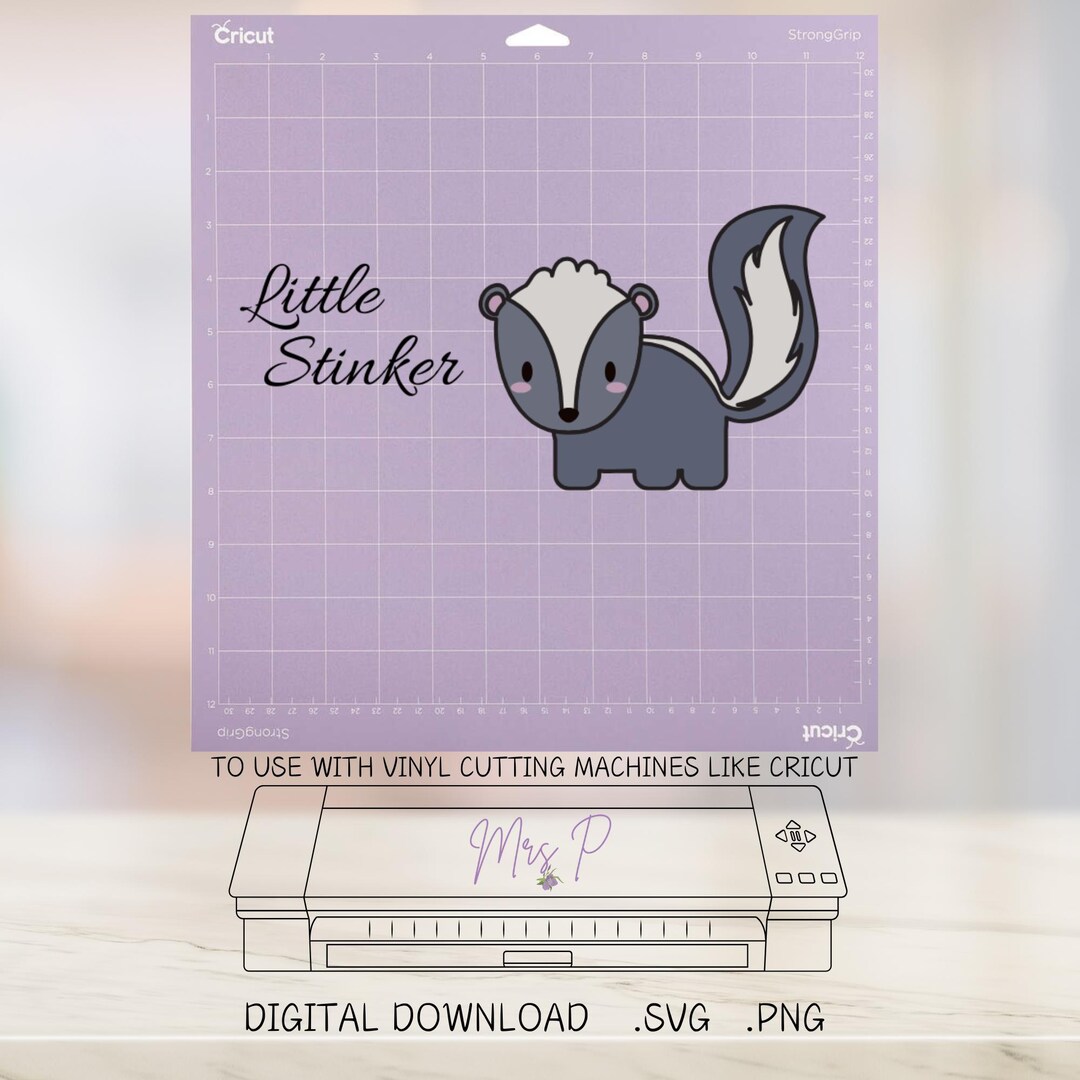 Little Stinker- .svg & .png Cutting Machine Files for Cricut - Etsy