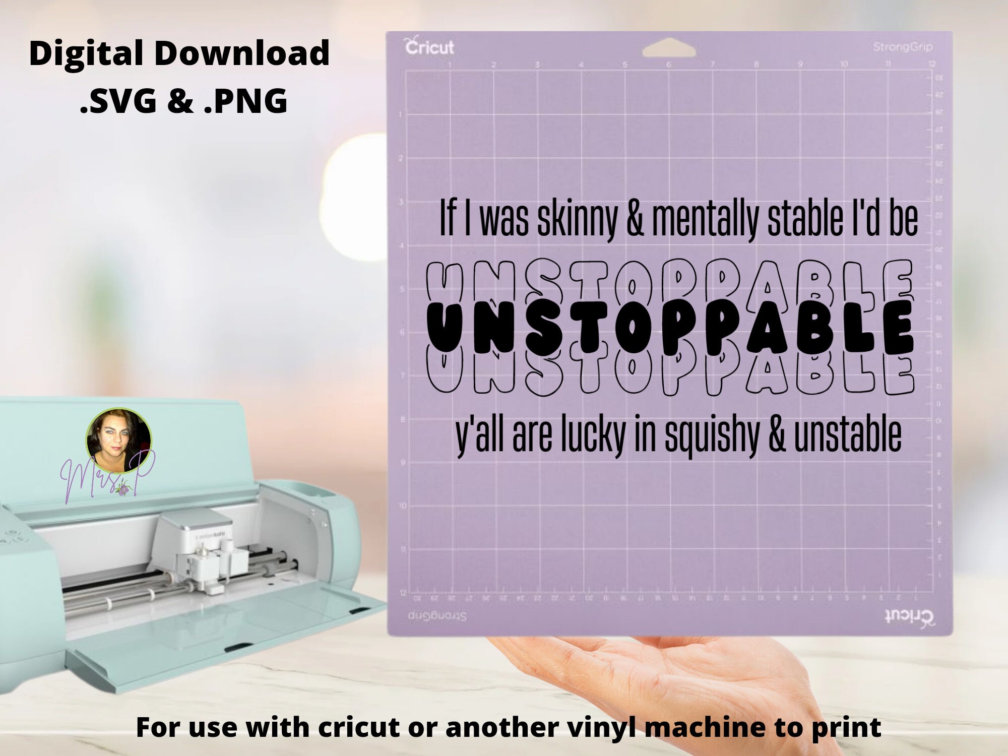 Unstoppable .svg & .png Cutting Machine Files for Cricut - Etsy