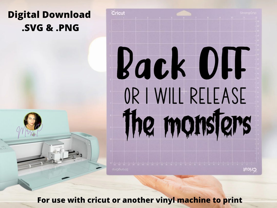 Release the Monsters Bumper Sticker .svg & .png Files for - Etsy