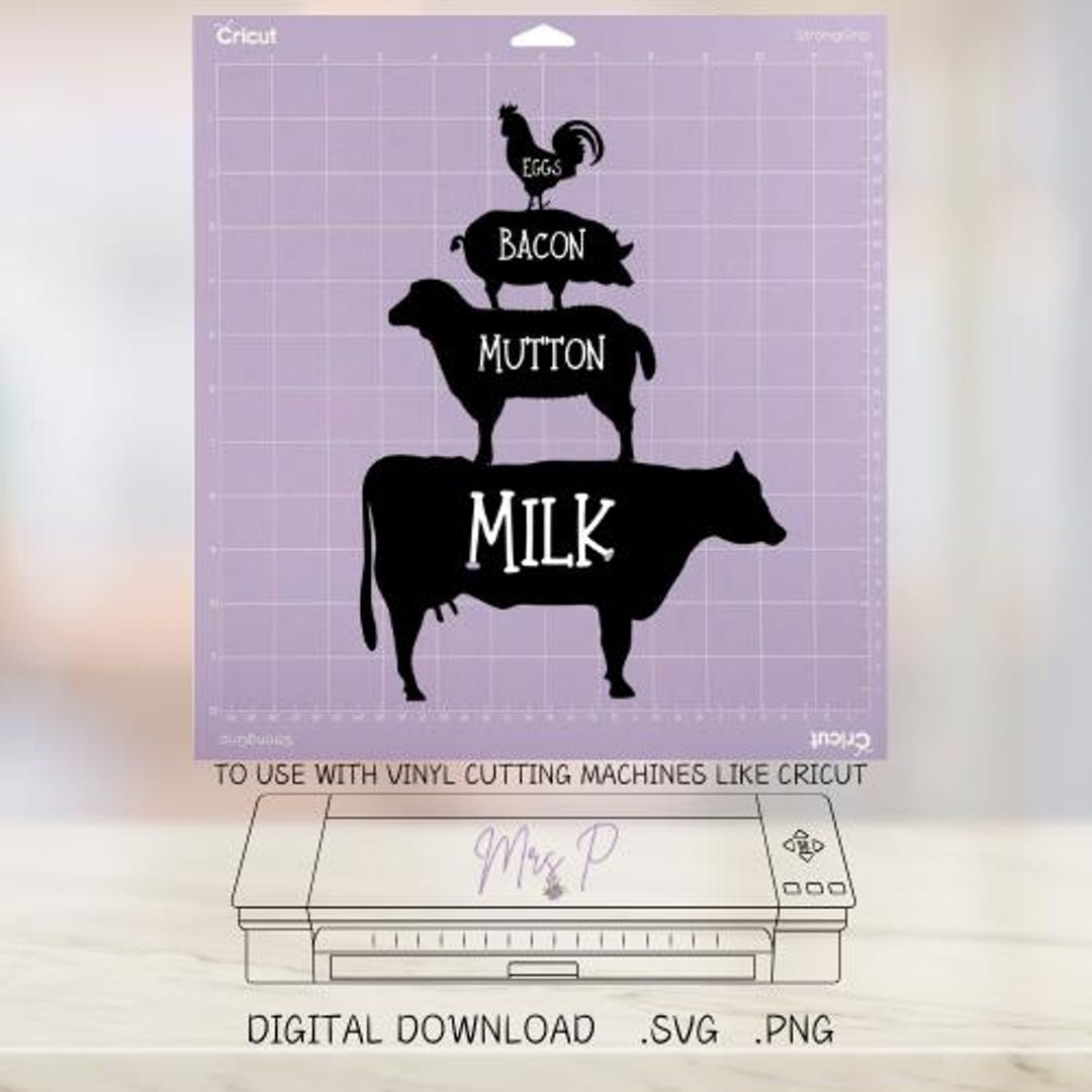 Farm Animals - .svg & .png Files for Machines Like Cricut - Etsy
