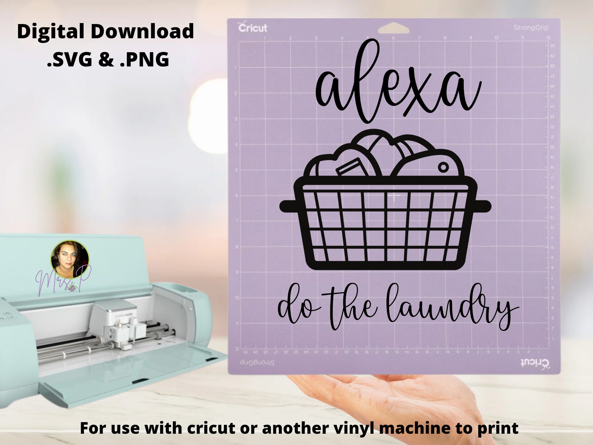Alexa Do the Laundry .svg & .png Files for Machines Like - Etsy