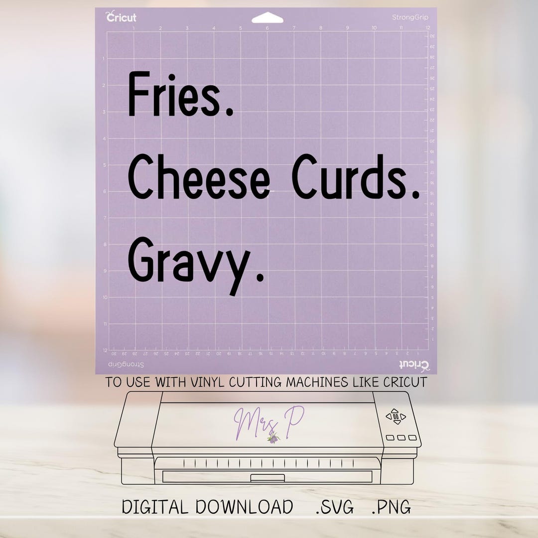Poutine Recipe - Fries, Cheese Curds, Gravy -.svg & .png Cutting ...