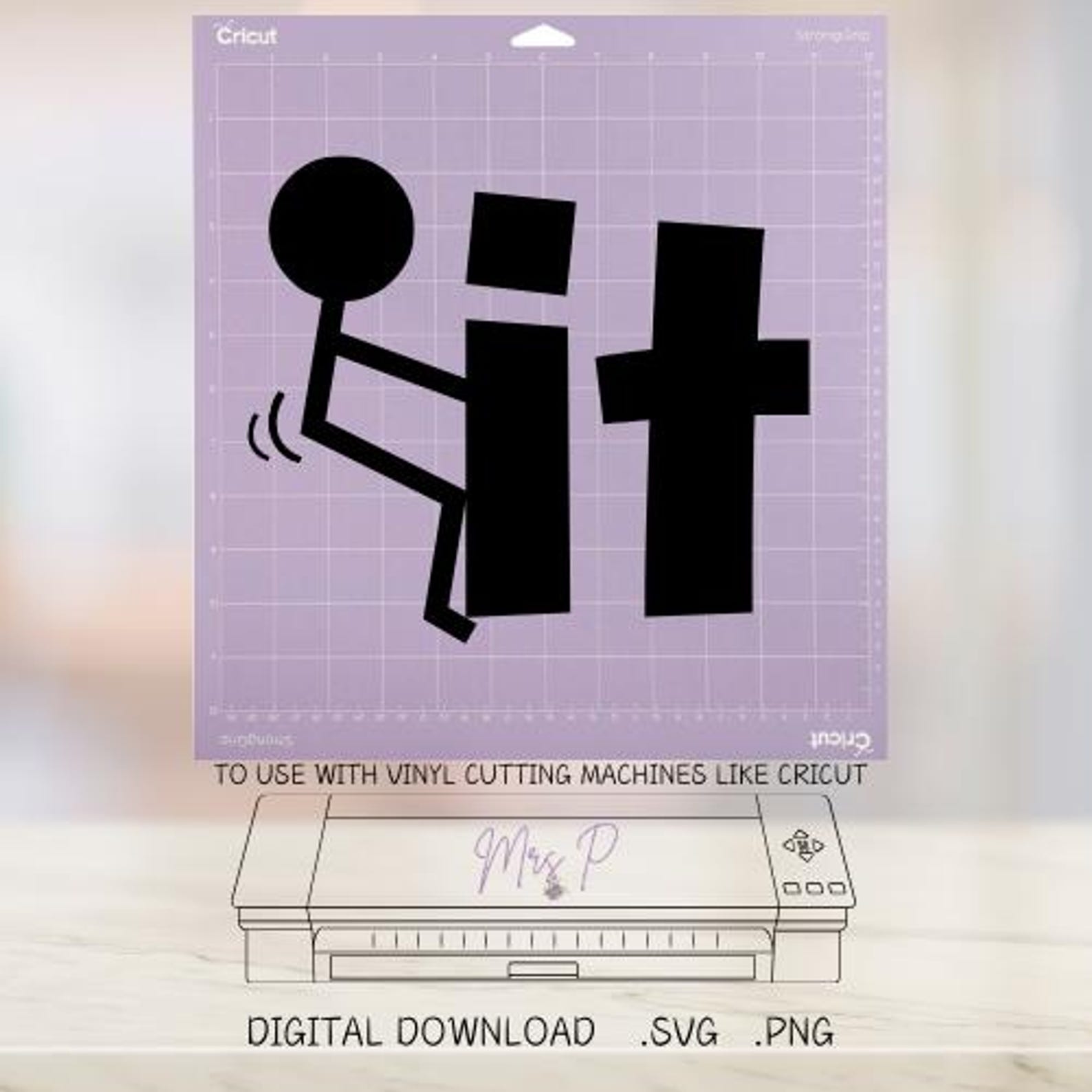 F**k It Bumper Sticker - .svg & .png Files for Machines Like Cricut ...