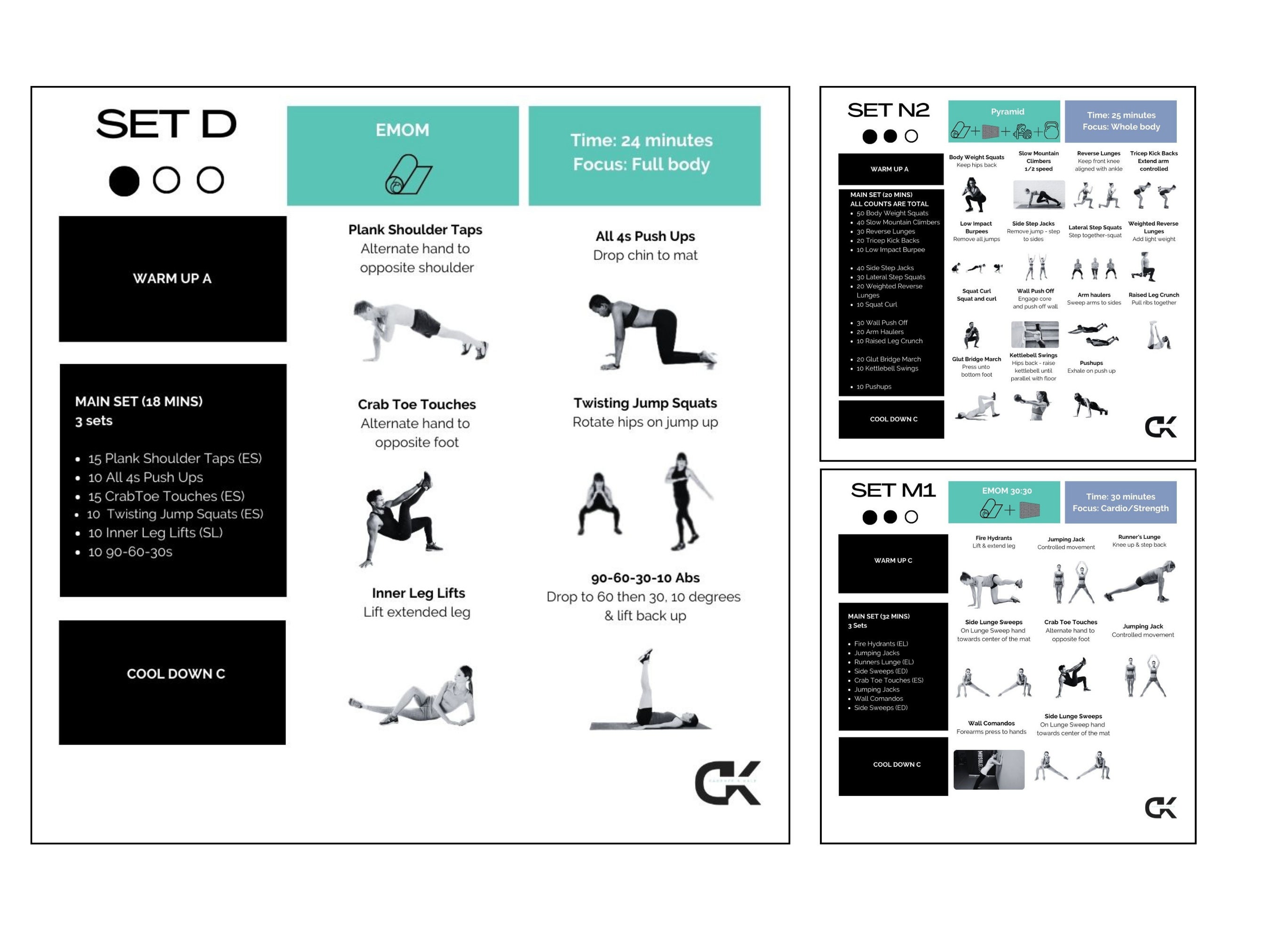 The Workout Deck - Etsy