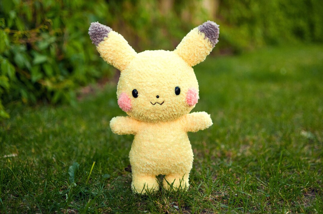 Low Sew Amigurumi Pattern Pikachu, Crochet Pattern PDF Digital File ...