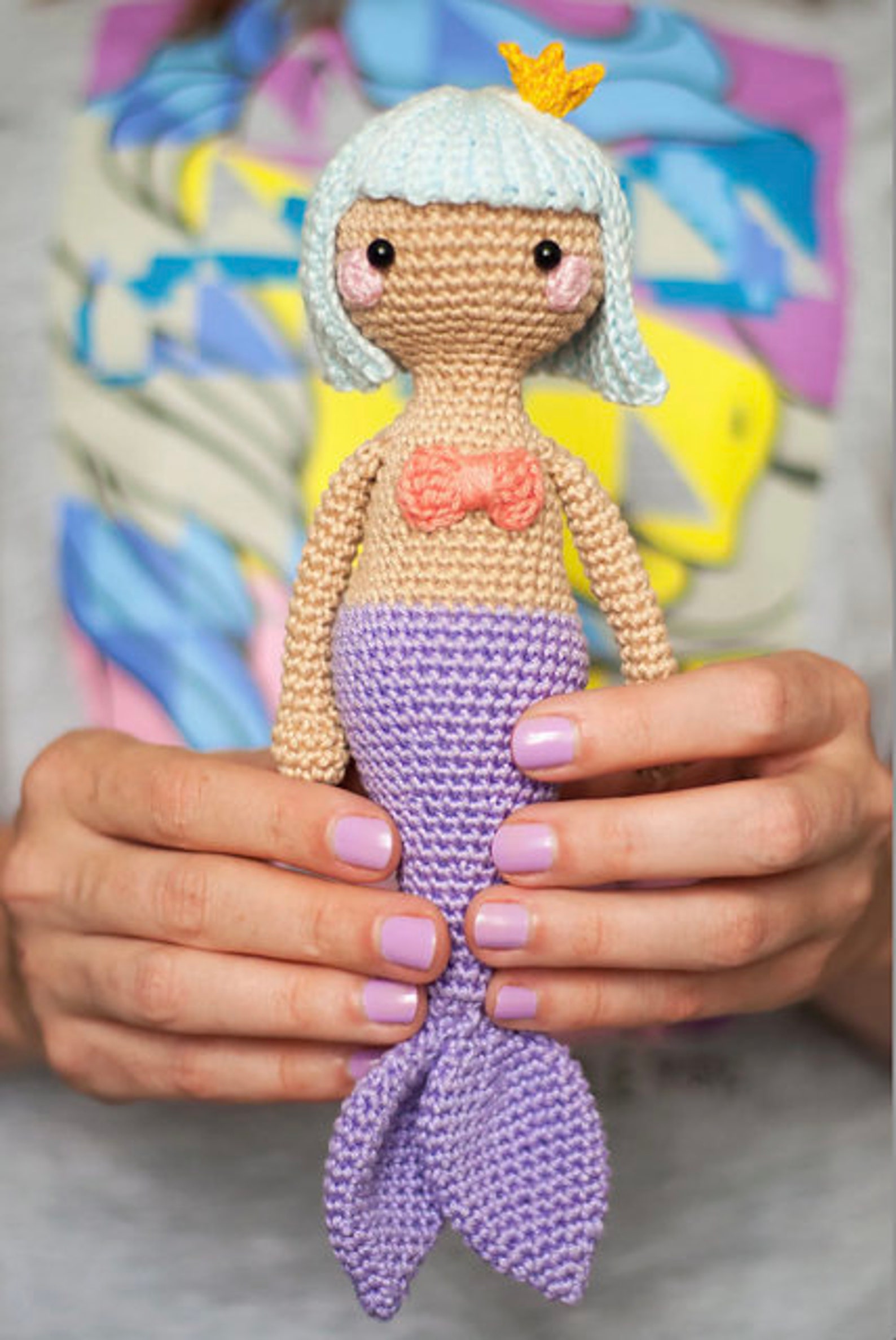 Mabel the Mermaid amigurumi Crochet Pattern - Etsy