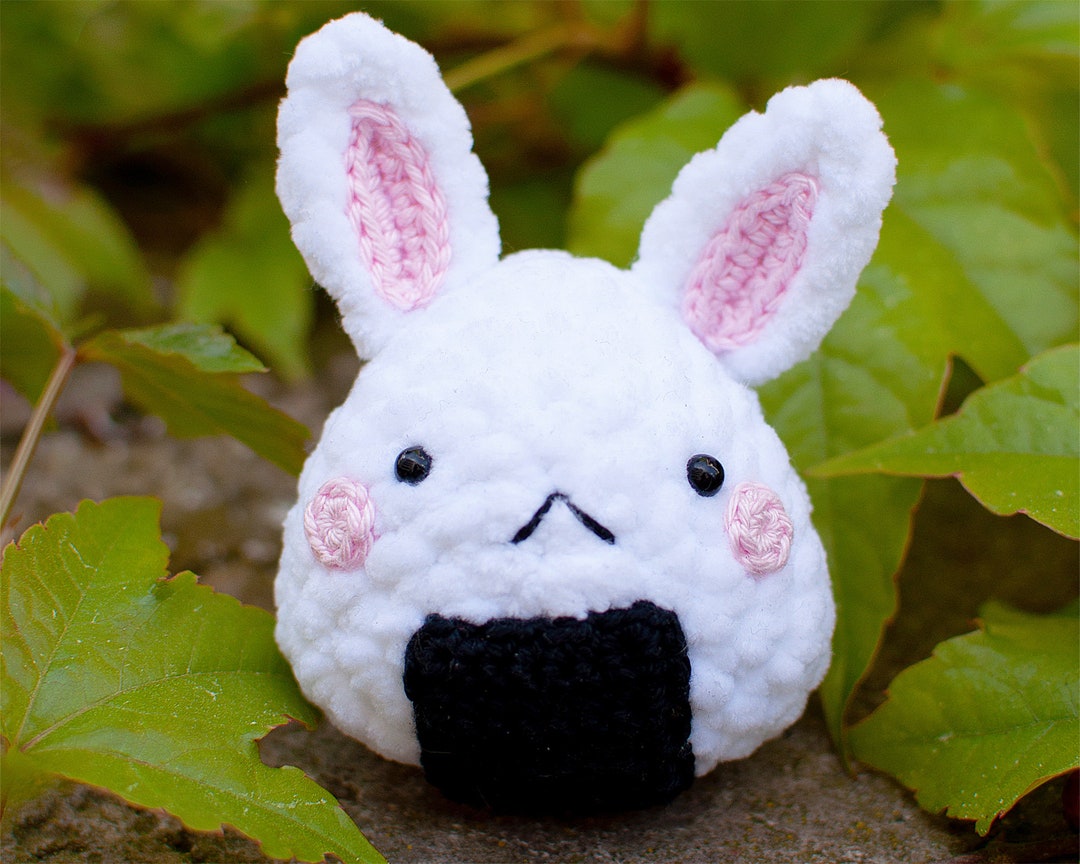 Shiro the Onigiri Bunny Amigurumi Crochet Pattern - Etsy