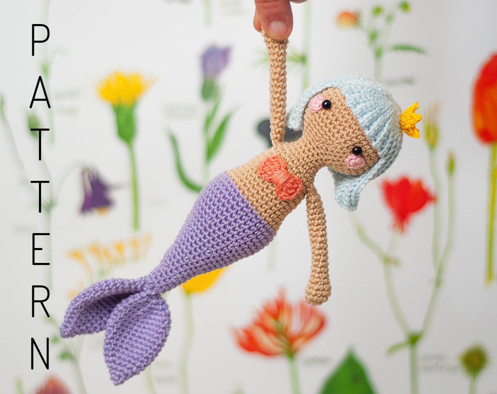 Mabel the Mermaid amigurumi Crochet Pattern - Etsy