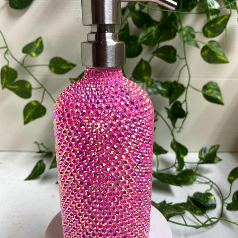 Pink Soap Dispenser - Etsy