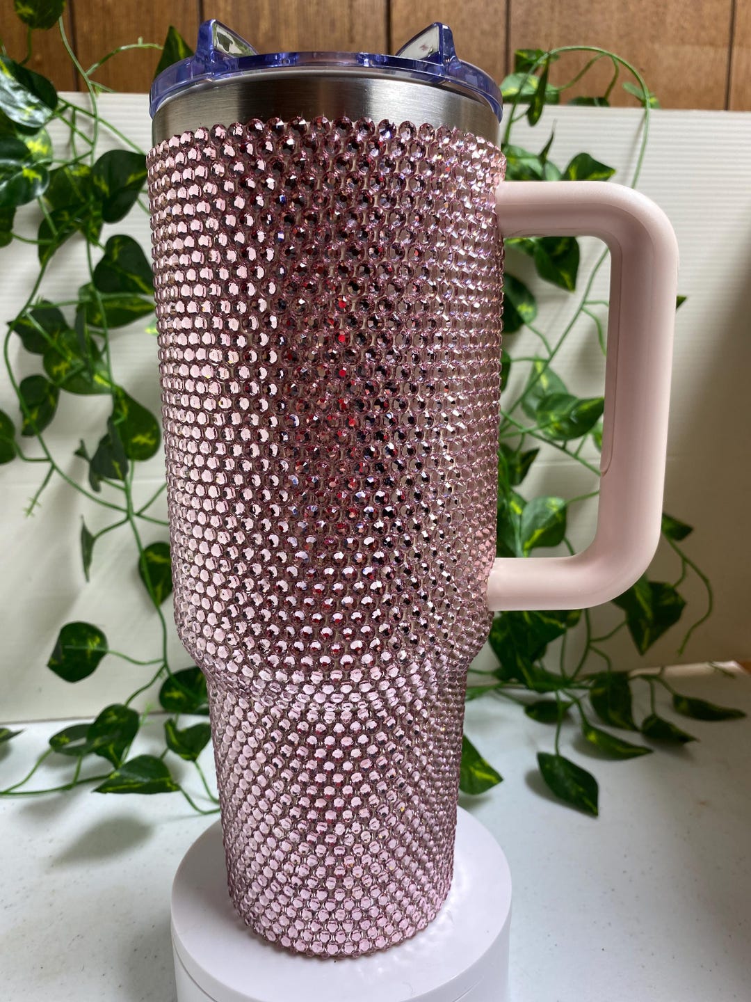 Bling Tumbler / 40 Ounce / Dusty Rose Rhinestones / Fully Insulated - Etsy