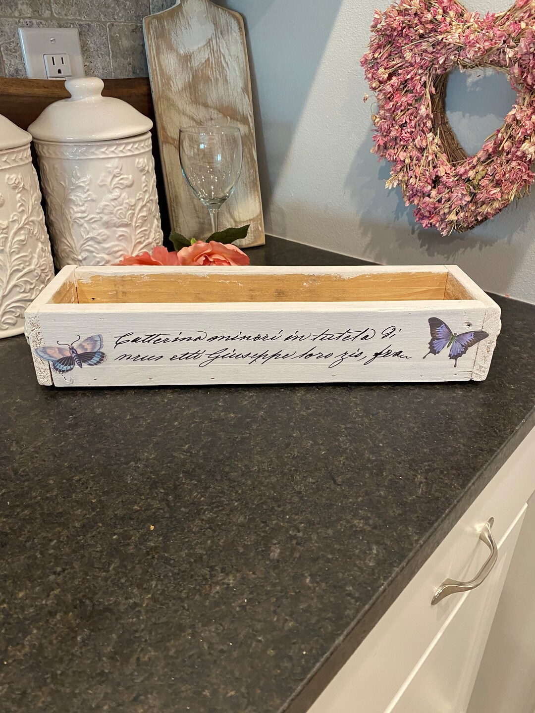 Rustic Country French Farmhouse Storage Box Bin Decorative - Etsy