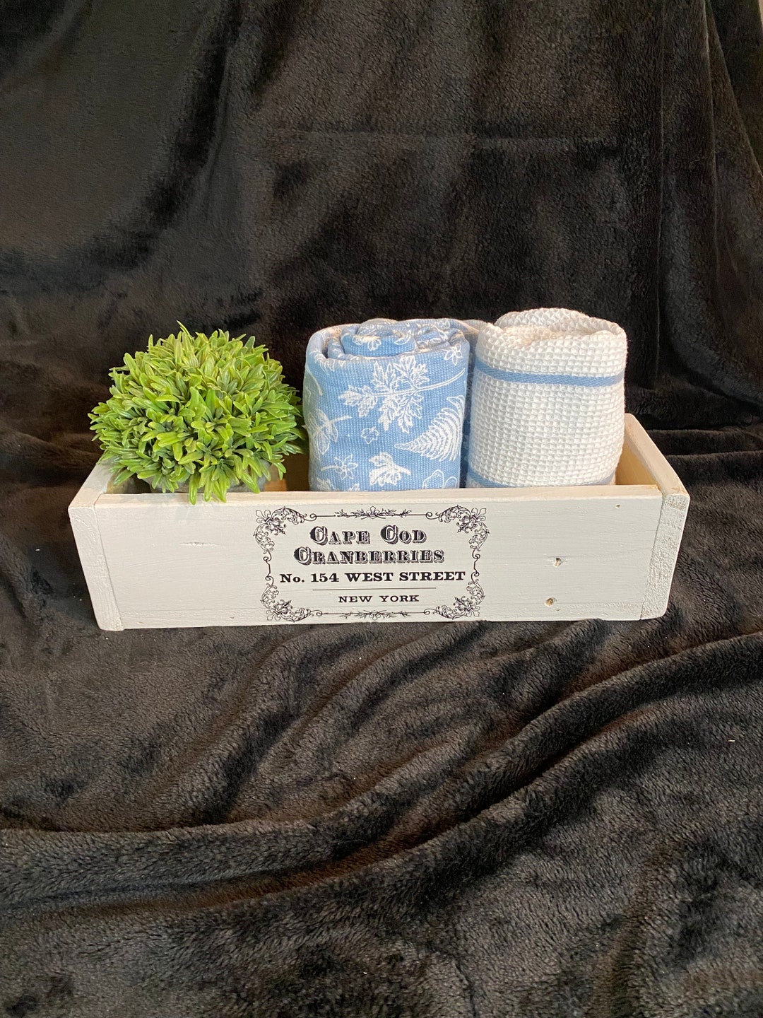 Rustic Country French Farmhouse Decorative Box, Bin, Storage Box ...