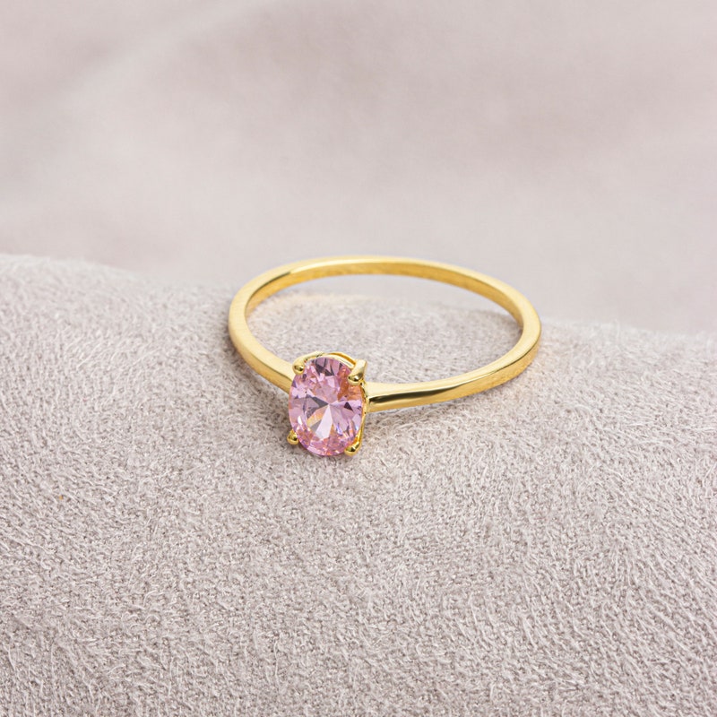 Pink Tourmaline Ring - Etsy