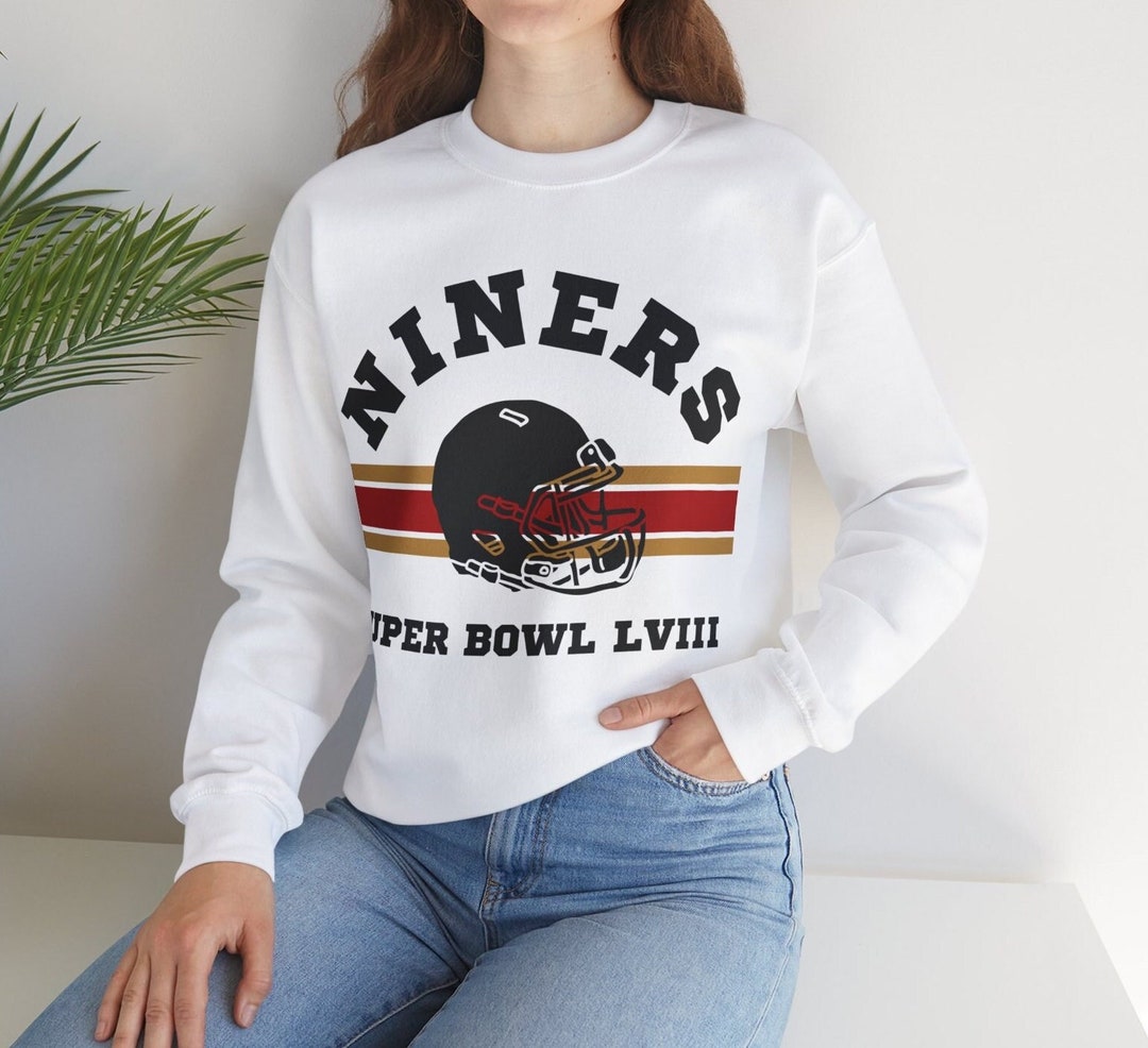 San Francisco 49ers Football Super Bowl LVIII Unisex Crewneck ...