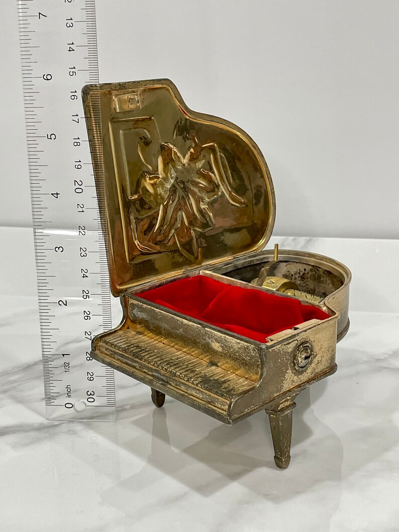 VERY RARE Vintage Grand Piano Music Box, Jewelry Box - Etsy
