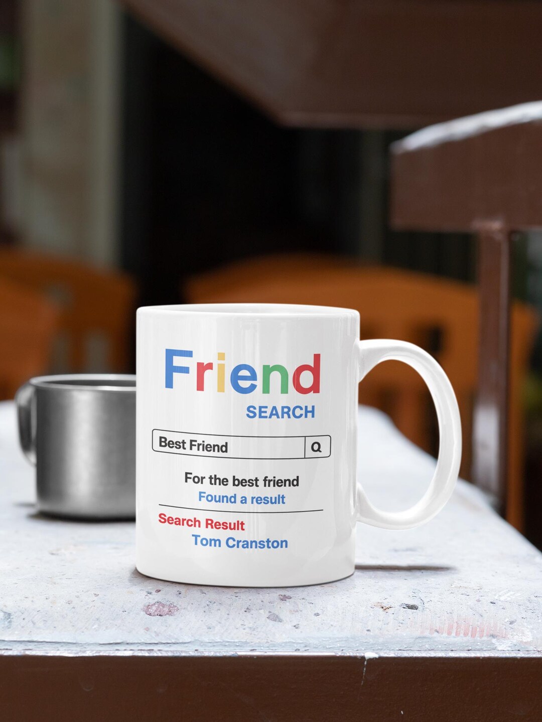 Personalized Best Friend Mug – Funny Custom Name Cup – Google Style ...