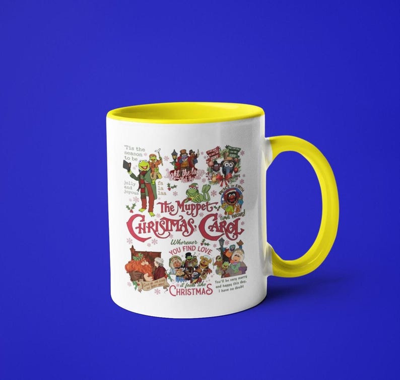The Muppet Christmas Carol Mug – Festive Holiday Cup With Quotes ...