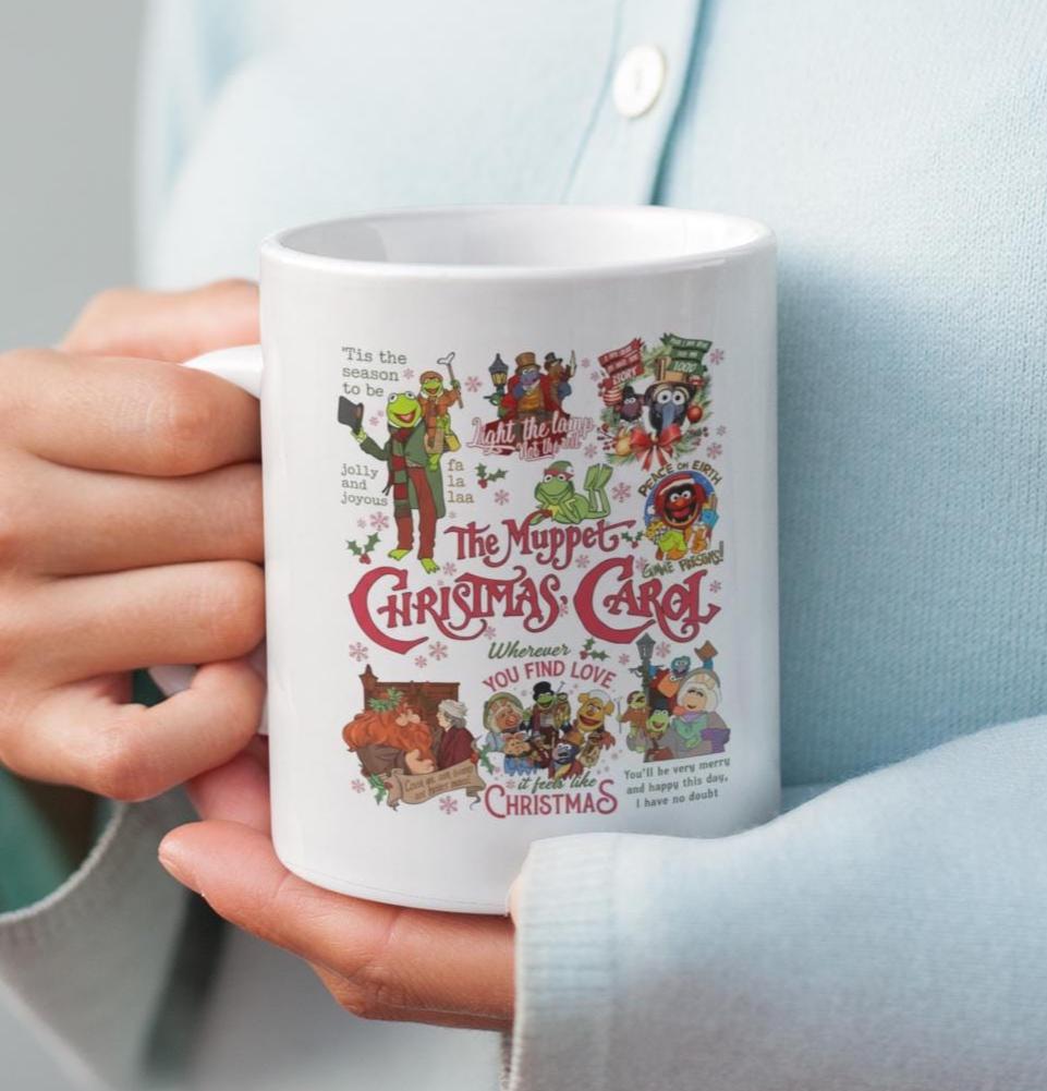 The Muppet Christmas Carol Mug – Festive Holiday Cup With Quotes ...