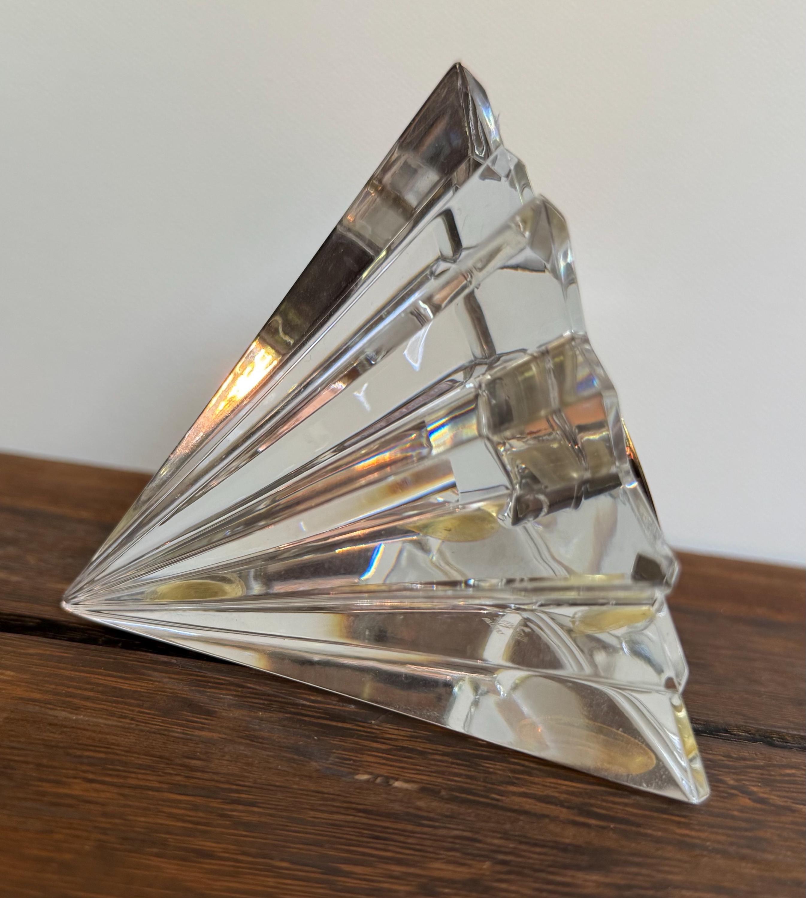 Waterford Crystal Starburst Desk Clock - Etsy