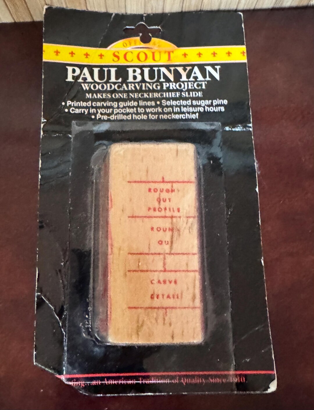 Vintage Still New in Box Paul Bunyan Boy Scouts Wood Carving Kit - Etsy
