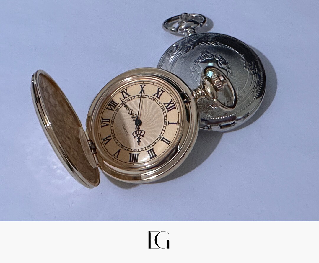 Vintage Style Pocket Watch / 2 Styles - Etsy
