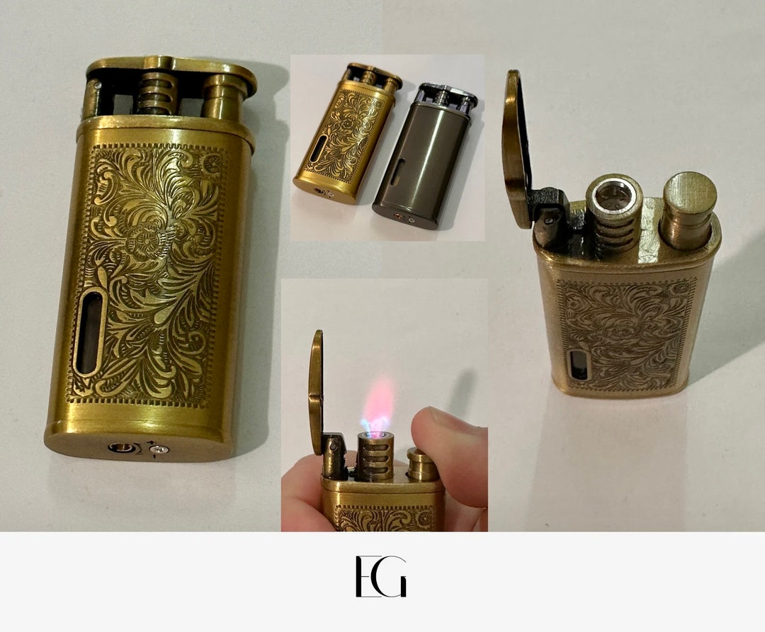 Vintage Style Pink Flame Lighter - Etsy