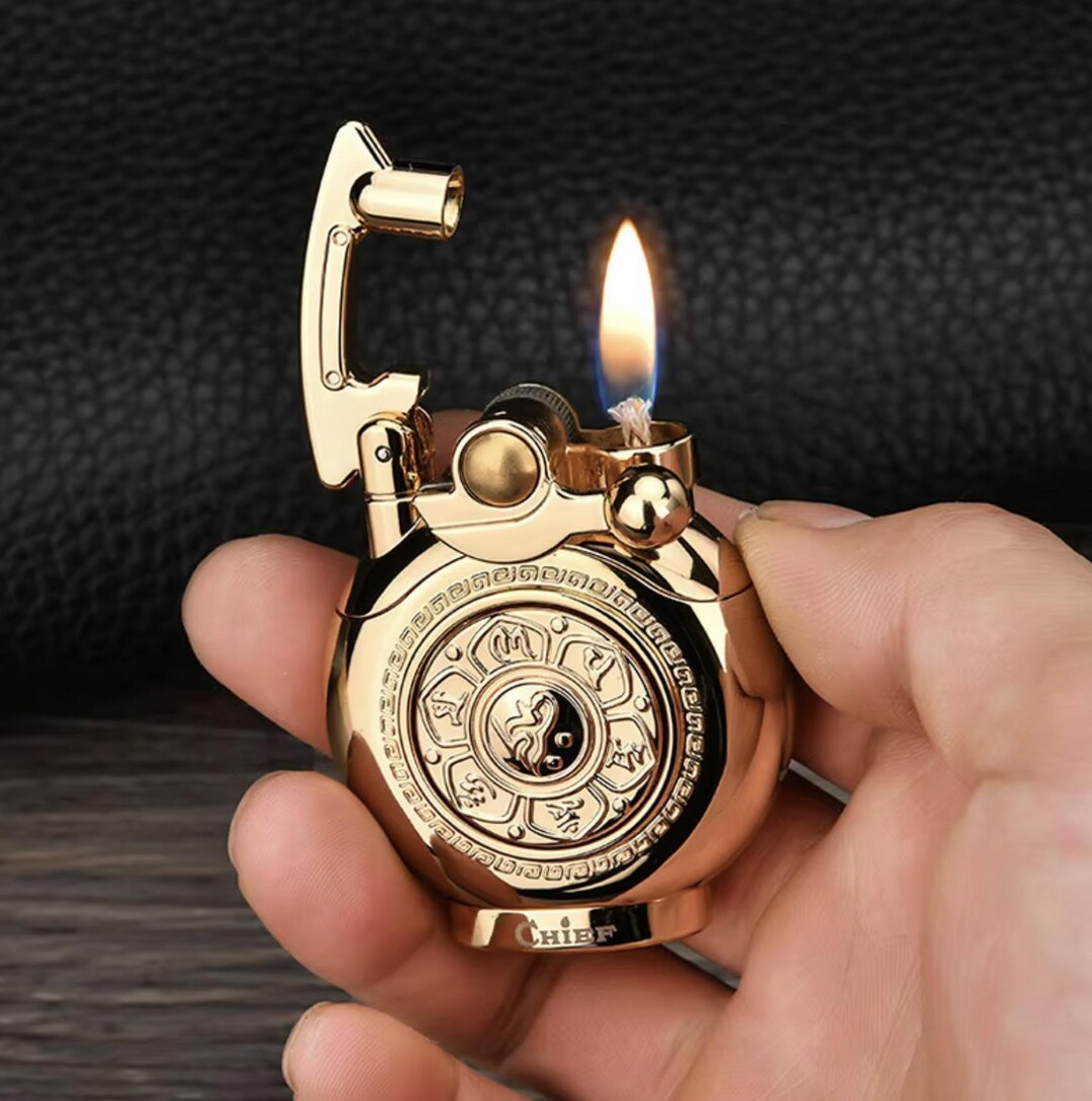 Spinning Vintage Antique Lighter W/3 Colors - Etsy