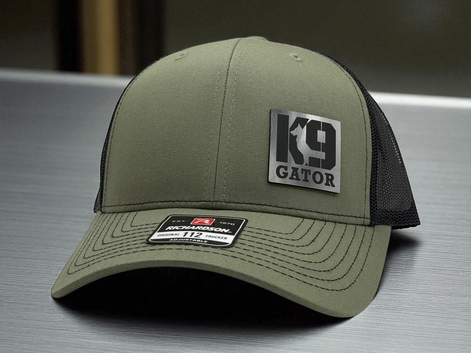 Richardson 112 K9 Patch Trucker Hat - Personalized K9 Name - Etsy