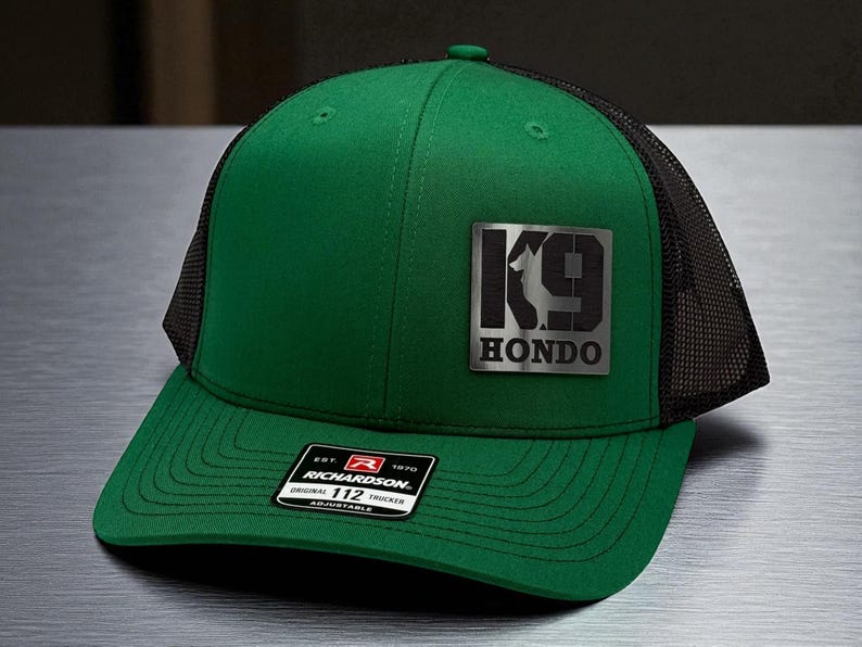 Richardson 112 K9 Patch Trucker Hat - Personalized K9 Name - Etsy