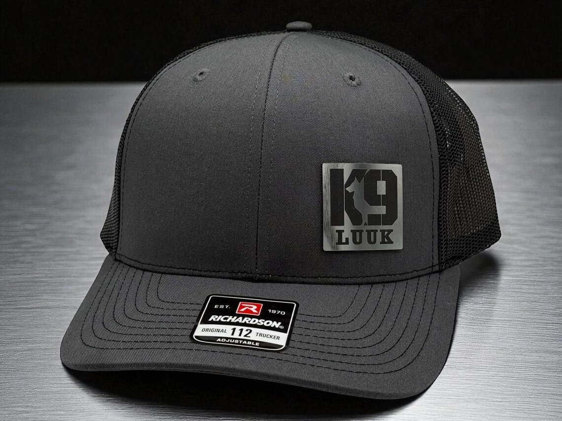 Richardson 112 K9 Patch Trucker Hat - Personalized K9 Name - Etsy