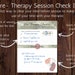 Therapy Worksheets, Pre Therapy Session and Post Therapy Session ...