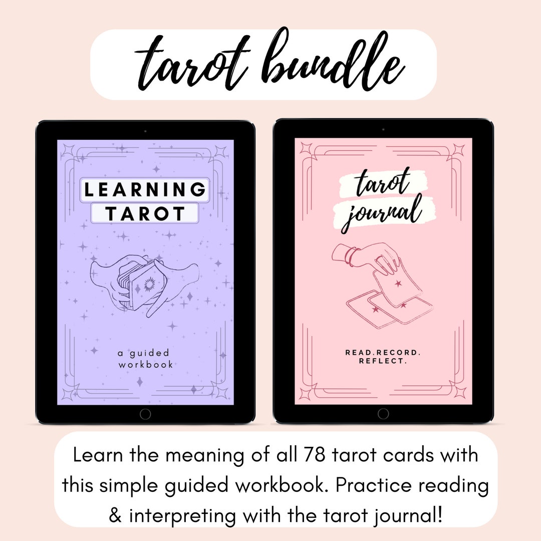 Digital Beginner’s Guide to Tarot! Guided Tarot Workbook & Journal to ...