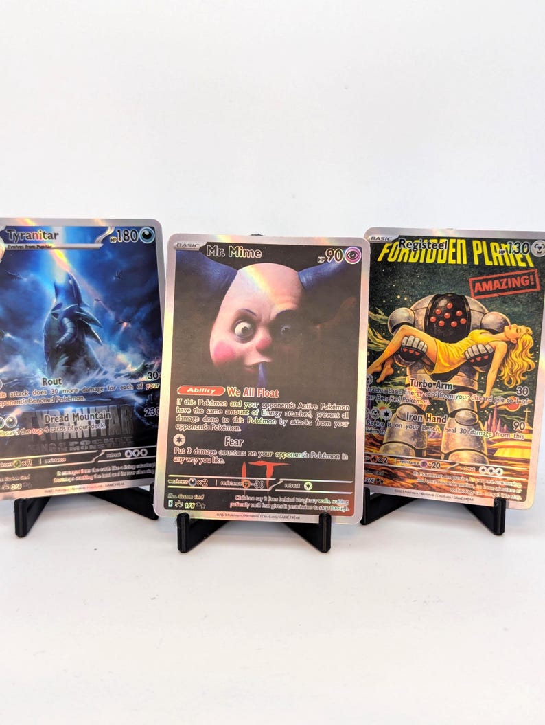 Pokémon Inspired Movie Poster Proxy Cards-classic Movie Posters ...