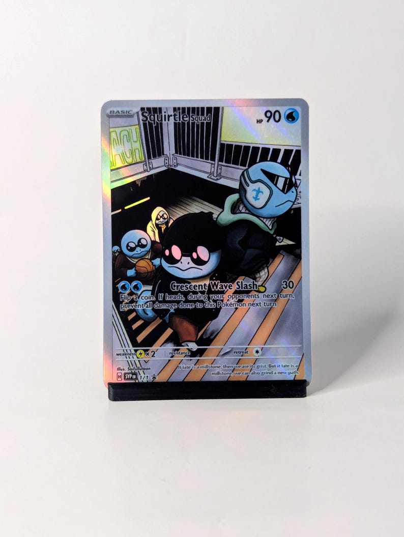 Squirtle Squad Pokemon Proxy Card- Artwork by Saifullutoon Inspired by ...