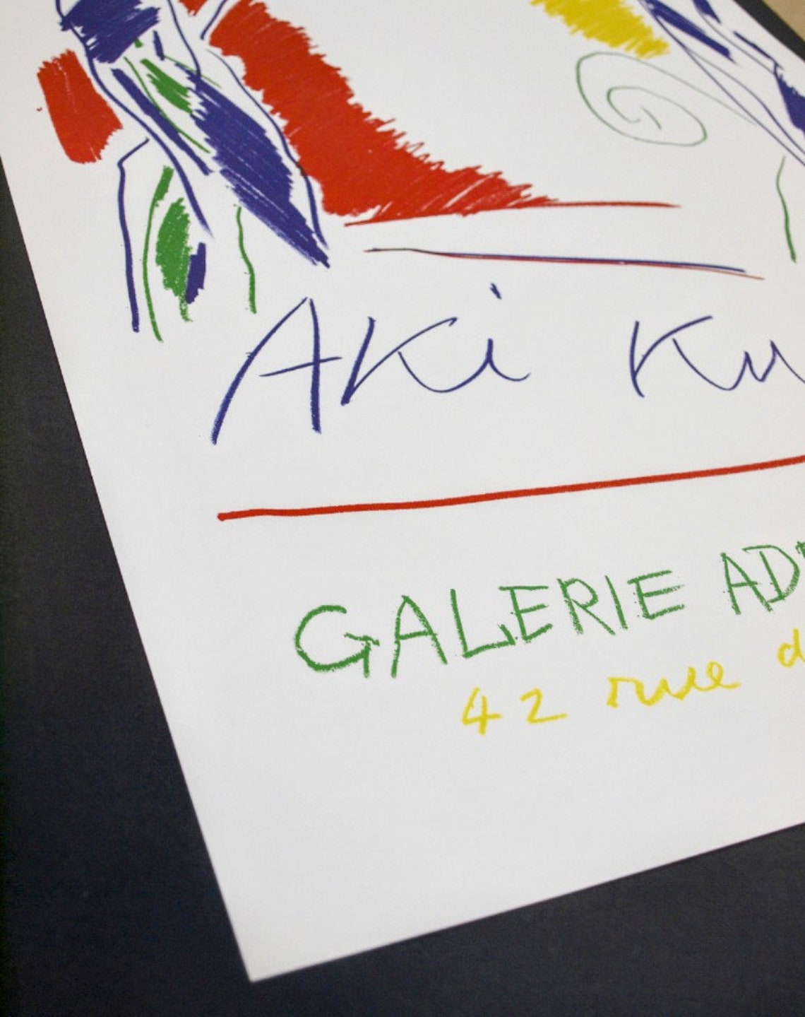 Aki KURODA, Original Lithographic Poster Signed in the Plate Expo 84 ...