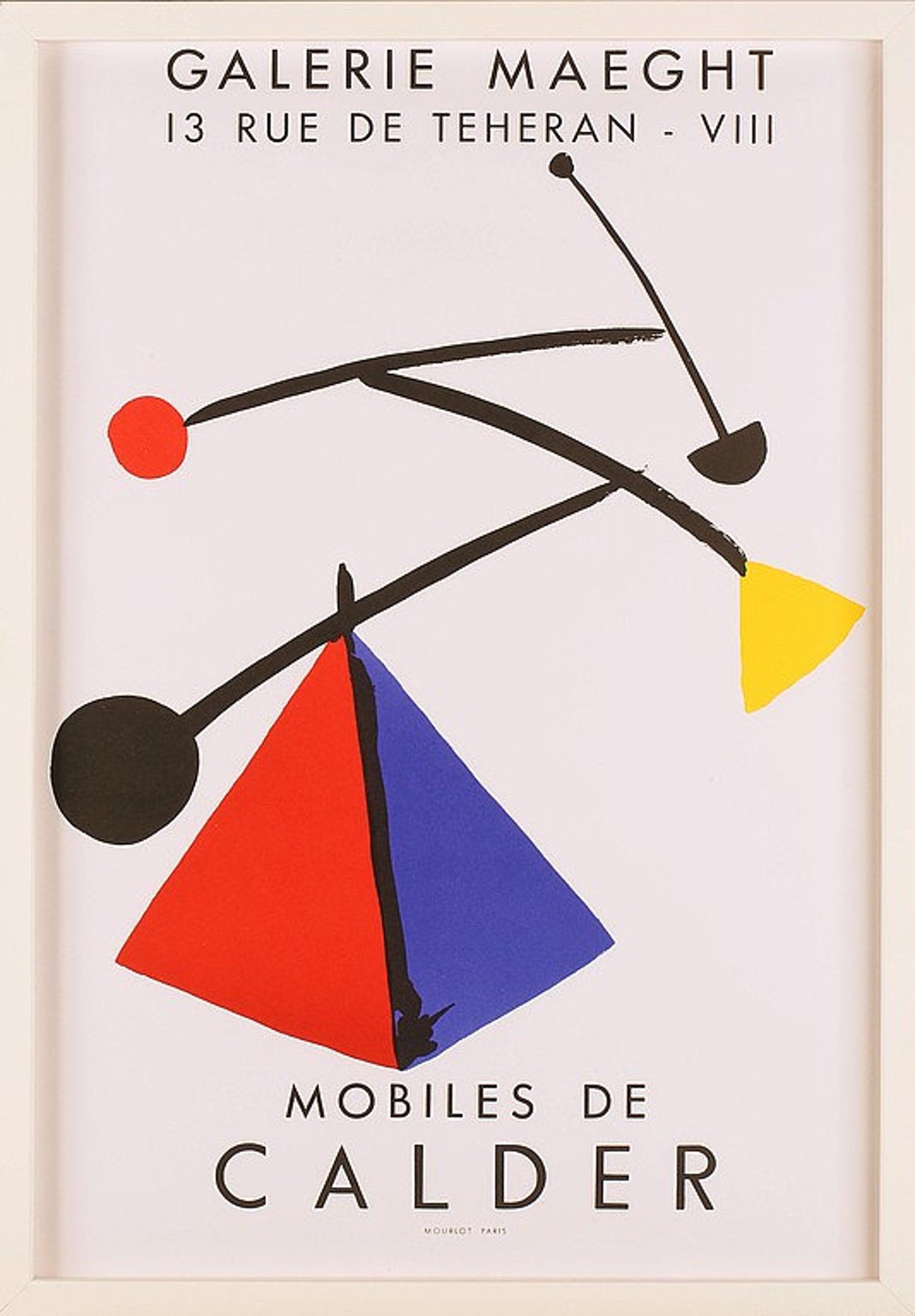 Alexander CALDER, Original Lithograph for Calder Mobile Exhibit, 1954 ...