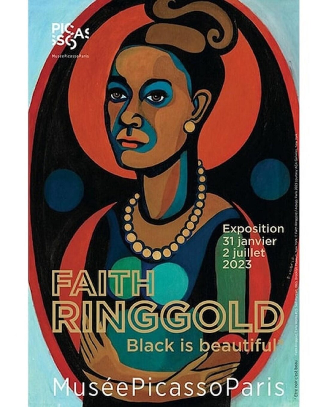 Faith Ringgold, Lithographic Poster-self Portrait, 1965-art Print in ...