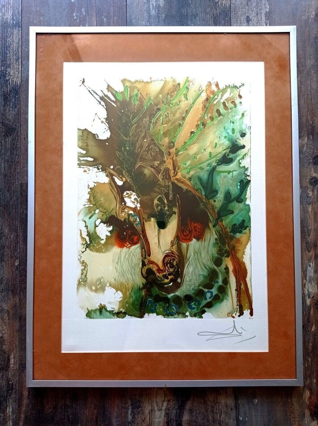 Salvador Dali Horse Bucéphale, Original Litjograph 1983 - Etsy