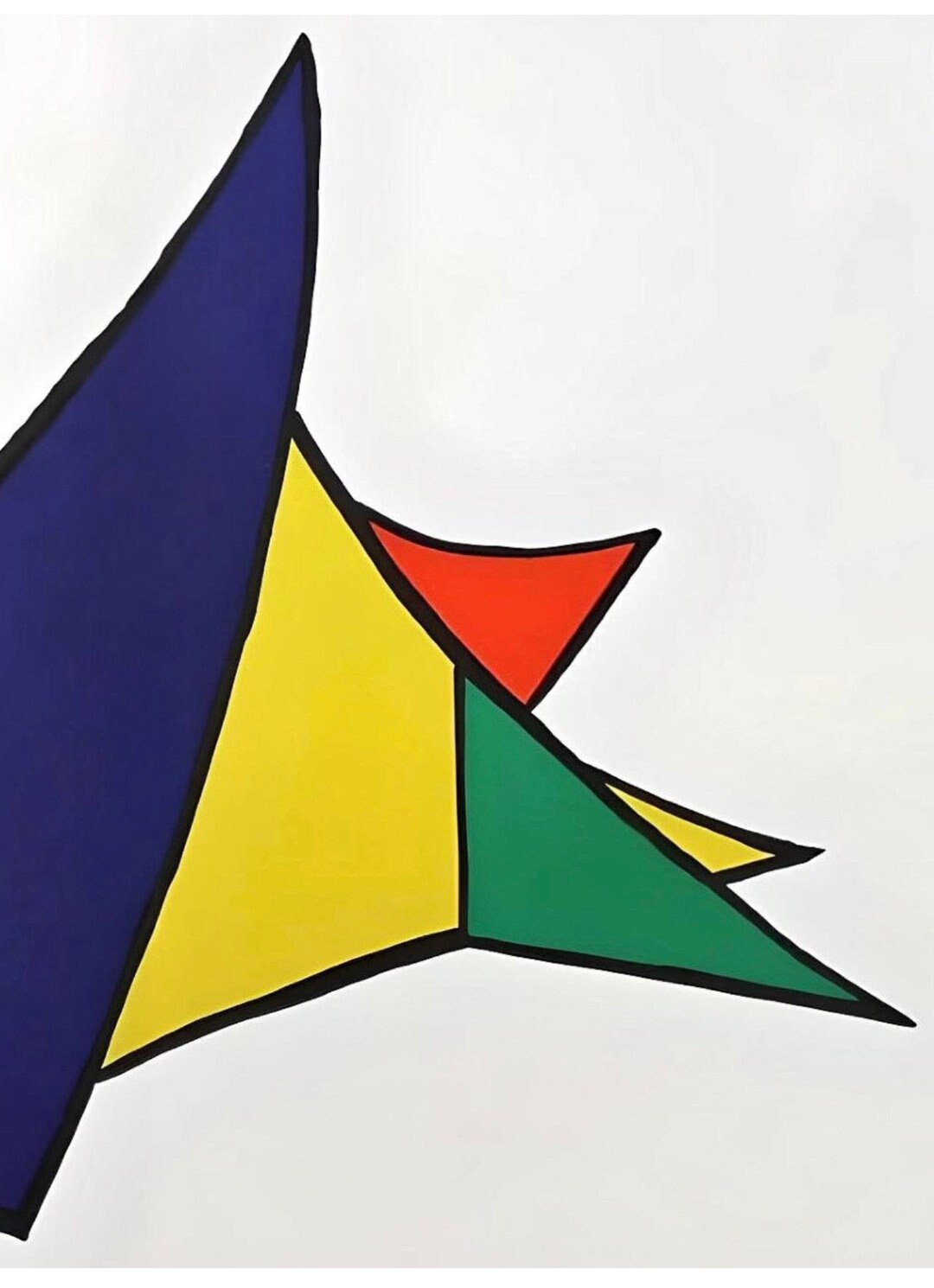 Alexander Calder Abstraction, Original Lithograph in Colors, 1963 - Etsy