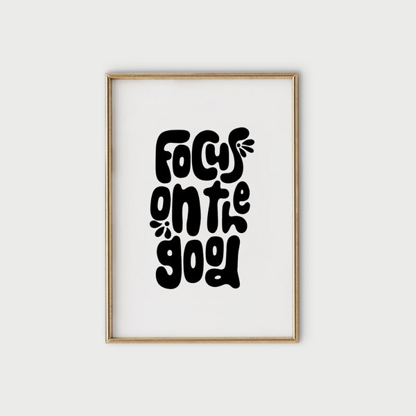 Focus Motivational Poster - Etsy