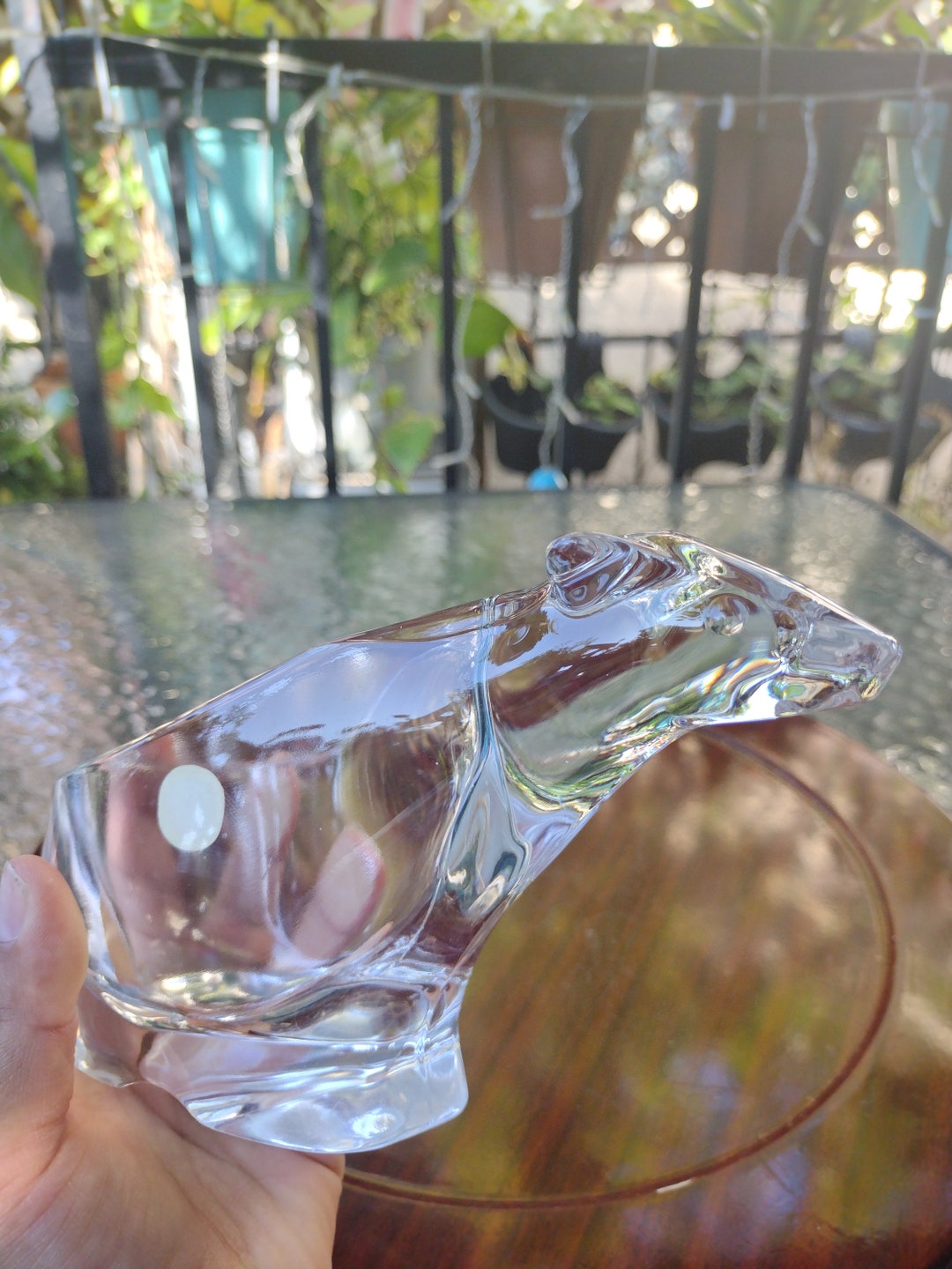 Vintage Japanese Crystal Glass Polar Bear Bowl From Sasaki - Etsy