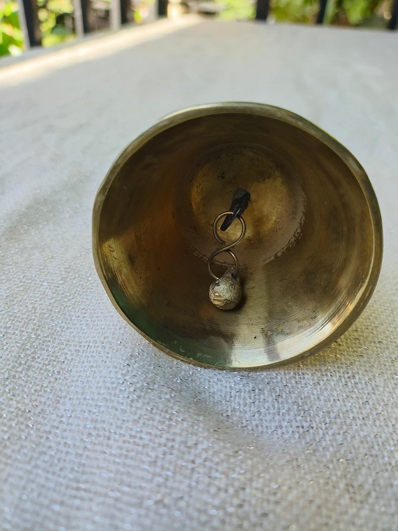 Brass Music Note Bell - Etsy